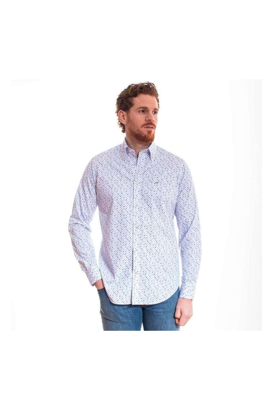 CAMISA MULTIDIBUJOS AZULES